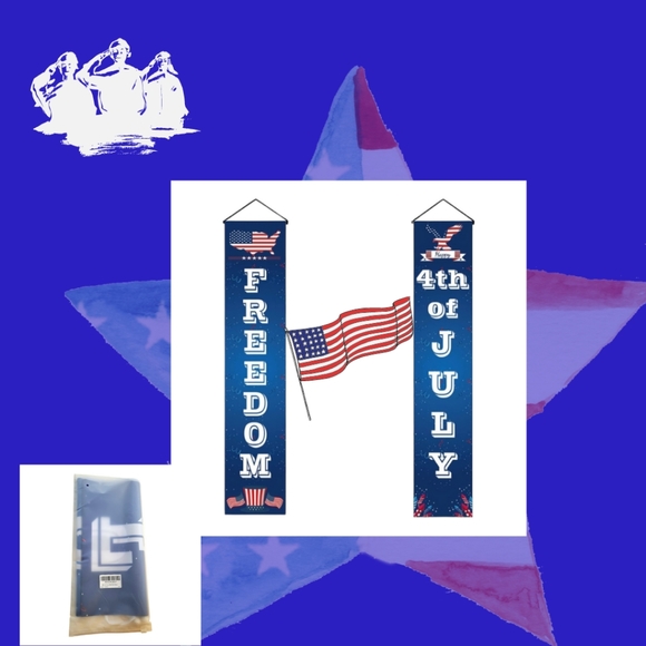 boutique | Party Supplies | Patriotic Happy 4th Of July Freedom Banners ...